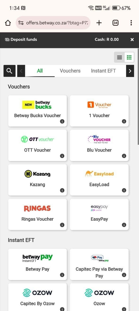 How to Deposit on Betway South Africa? Payment Methods 2026