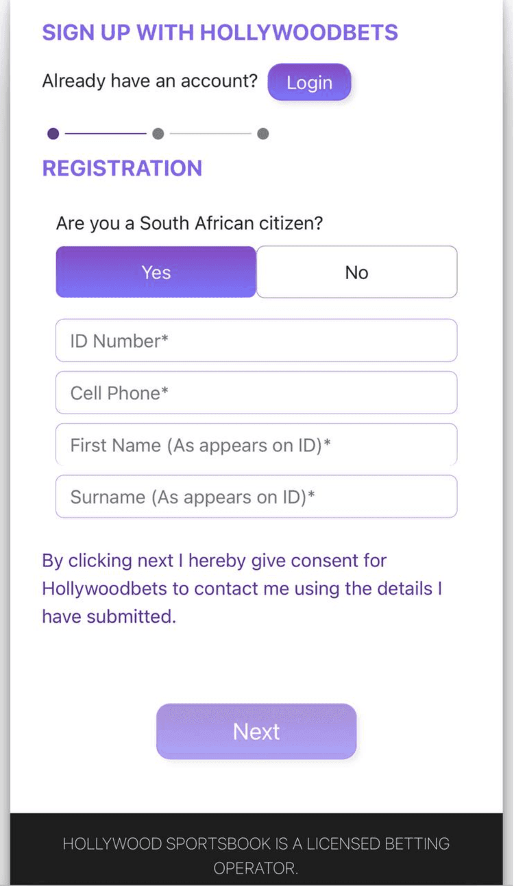 Hollywoodbets Registration: Sign Up and Claim R25 + 50FS Bonus