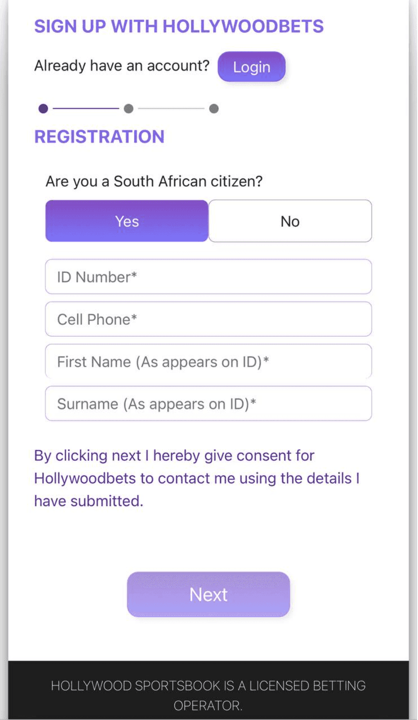 Hollywoodbets Registration: Sign Up and Claim R25 + 50FS Bonus