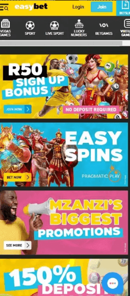 How to Register on Easybet and Get R50 + 150% Welcome Bonus