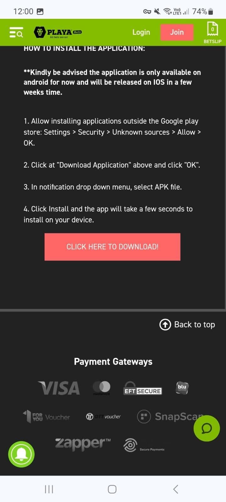Playabets Mobile App Download for Android & iOS 2026
